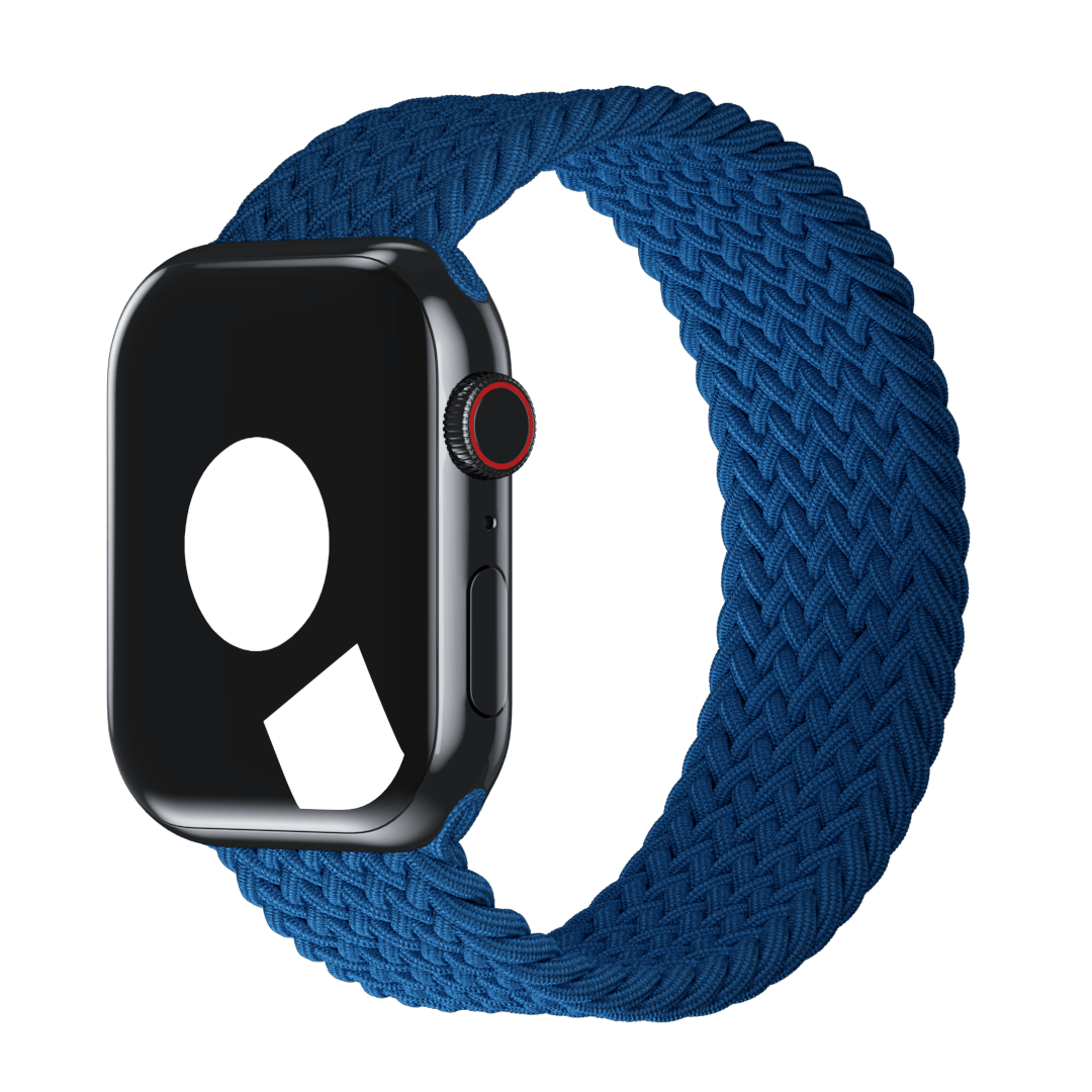 Atlantic Blue Braided Solo Loop Band for Apple Watch - iSTRAP